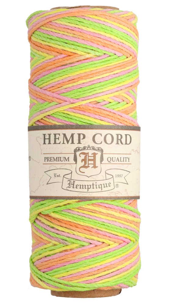 Neon - 1mm - Hanfschnur von Hemptique - 62,5 Meter