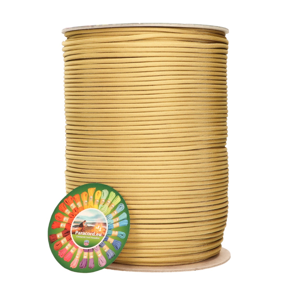 Gold Paracord 550 Type III - 300 Meter